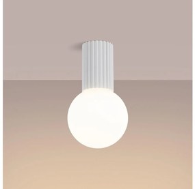 Sollux SL.1708 - Koupelnové stropní svítidlo HALO 1xG9/8W/230V IP44 bílá