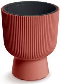 PROSPERPLAST Květináč - MILLY I Průměr: 23,9 cm, Barva: marsala