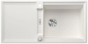 Blanco Adira - Silgranitový dřez, 99x49 cm, s ovládáním odtoku a příslušenstvím, InFino, bílá 527629