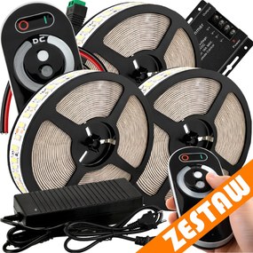Sada LED pásků 12V 15m 72W - zdroj + ovladač