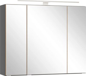 XXXLutz ZRCADLOVÁ SKŘÍŇKA, divoký dub, šedá, 80/64/20 cm Held - Online Only koupelnové skříňky - 000307021205