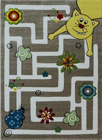 Berfin Dywany Dětský kusový koberec Smart Kids 22303 Beige Rozměry koberců: 160x230