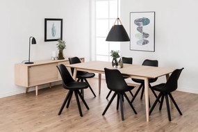 ACTONA GROUP Jídelní židle DIMA černá s černou podnoží 0000063572