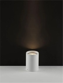 NV 9136179 Venkovní stropní svítidlo DARA bílý hliník skleněný difuzor LED 9W 3000K 100-240V 120st. IP54 - NOVA LUCE