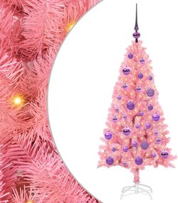 Vánoční stromeček Růžová 120 cm PVC 3396413