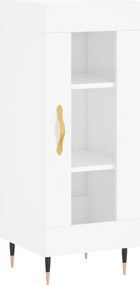 vidaXL Skříň highboard 34,5 x 34 x 180 cm kompozitní dřevo [3200371] Barva: kouřový dub