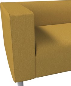 Potah na pohovku Kilppan 4-místná barva žlutá látka pletený vzor