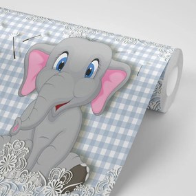 Samolepící tapeta malý sloník