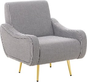 Černobílé křeslo Holli – Premier Housewares