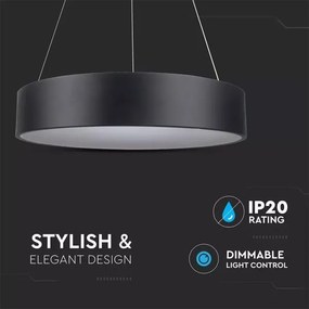 LED Stmívatelný lustr na lanku 1xLED/20W/230V