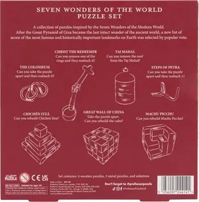 PROFESSOR PUZZLE Hlavolam Sedm divů světa 7v1 / Lost  Found / 7 hlavol