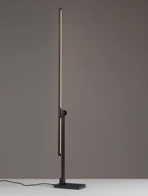 Matně černá kovová LED stolní lampa s ohybatelnou konstrukcí/stmívatelná (výška 47 cm) Tenso – Nova Luce