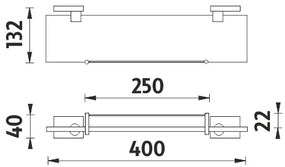Nimco Police s ohrádkou, 40 cm KE 22091BX-40-26
