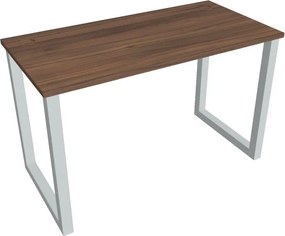 Kancelářský pracovní stůl Hobis UEO 1200, bílá RAL 9016, deskaakát