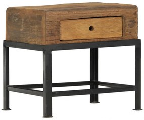Noční stolek 40 x 35 x 40 cm masivní recyklované dřevo,  282890 HangarStore.cz