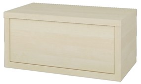 Dřevojas Koupelnová skříň STORM SZZ 80 Varianta: M01 Bílá mat / M01 Bílá mat