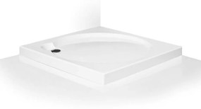 Čtvercová samonosná sprchová vanička ALOHA FLAT 60 mm S 800 × 800 ALOHA FLAT /800 8000282