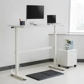 Ergo Office ER-401W bílá / Stůl / Ruční nastavení výšky