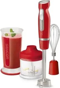 SENCOR SHB 4464RD-EUE3 červená / Tyčový mixér / 1000 W / nádoba 700 ml