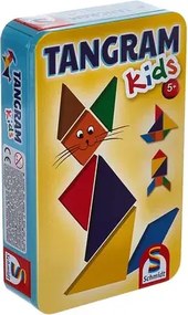SCHMIDT Tangramy v plechové krabičce / Hlavolam / 7 dílků / 50 předloh