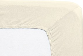 Florella Prostěradlo Avance Jersey 45 Ivory, 140-160x200 cm