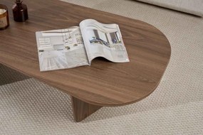 Designový konferenční stolek Nephrite 130 cm vzor ořech