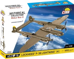 Cobi 5763 ii ww lockheed p-38 lightning (h) 1:32