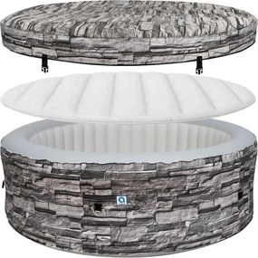 AVENLI NICE jacuzzi CIHLA - nafukovací vířivka pro 6 osob