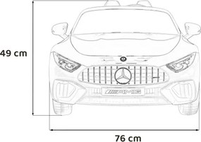 Elektrické autíčko Mercedes Benz AMG SL63 červené