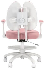 Dětská rostoucí židle Neoseat KIDDY TWO — látka, růžová