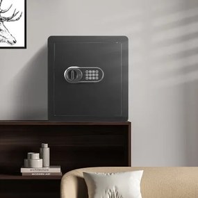 Trezor, 51 l, domácí trezor, ocelový bezpečnostní trezor s digitální klávesnicí a