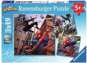 Ravensburger Spiderman v akci - 3x49 dílků / od 5 let