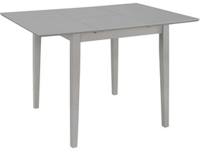 Rozkládací jídelní stůl šedý (80–120) x 80 x 74 cm MDF 247627