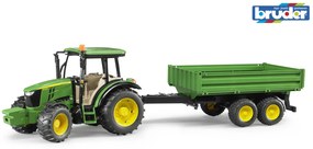 Bruder 02108 Traktor JOHN DEERE s vlekem