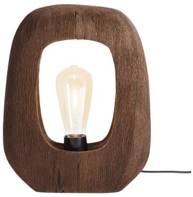 Hnědá stolní lampa (výška 30 cm) Kelafo – Light &amp; Living