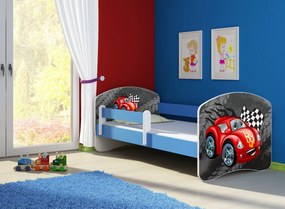 Dětská postel - Car 2 160x80 cm modrá