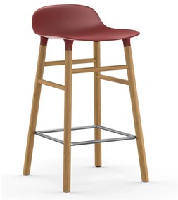 Normann Copenhagen designové barové židle Form Barstool Wood (65 cm)