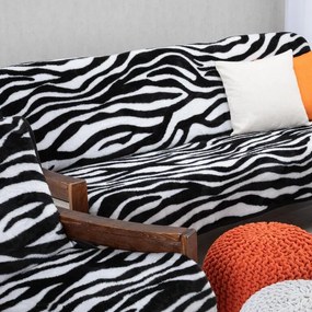 Přehozy na pohovku a křesla ZEBRA 3+1+1