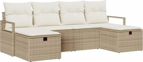 Set pohovek 5 ks polyratan 3360552