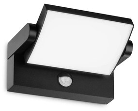 Ideal Lux Venkovní nástěnné LED svítidlo SWIPE se senzorem Barva: Černá