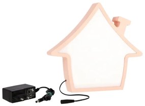 LED Dětská stolní lampa HOUSE LED/10W/230V růžová