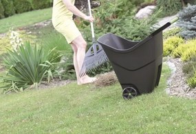 Zahradní vozík CECILIA 85 L černý