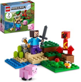 Lego stavebnice lego minecraft 21177 útok creepera