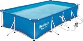 Bestway Bazén Steel Pro a příslušenství obdélníkový 400x211x81cm 56424 [3202422]