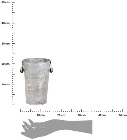 Kovová váza Bucket 16x14x21 cm
