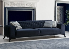 Atelier del Sofa 3-místná pohovka Lisa - Navy Blue, Modrá