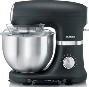 Severin KM 3898 černá / Kuchyňský robot / 1000W / 5.5l / 8 rychlostí