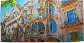 Sablio Ručník Barcelona Gaudi Casa Batllo 2 - 30x50 cm