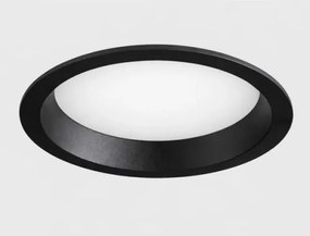 Zápustné LED svítidlo Kohl Lighting LIM Ø150mm černé 12W 3000K