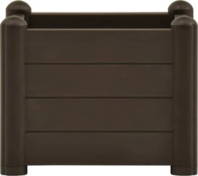 Vyvýšený záhon PP mocha 43 x 43 x 35 cm 313972